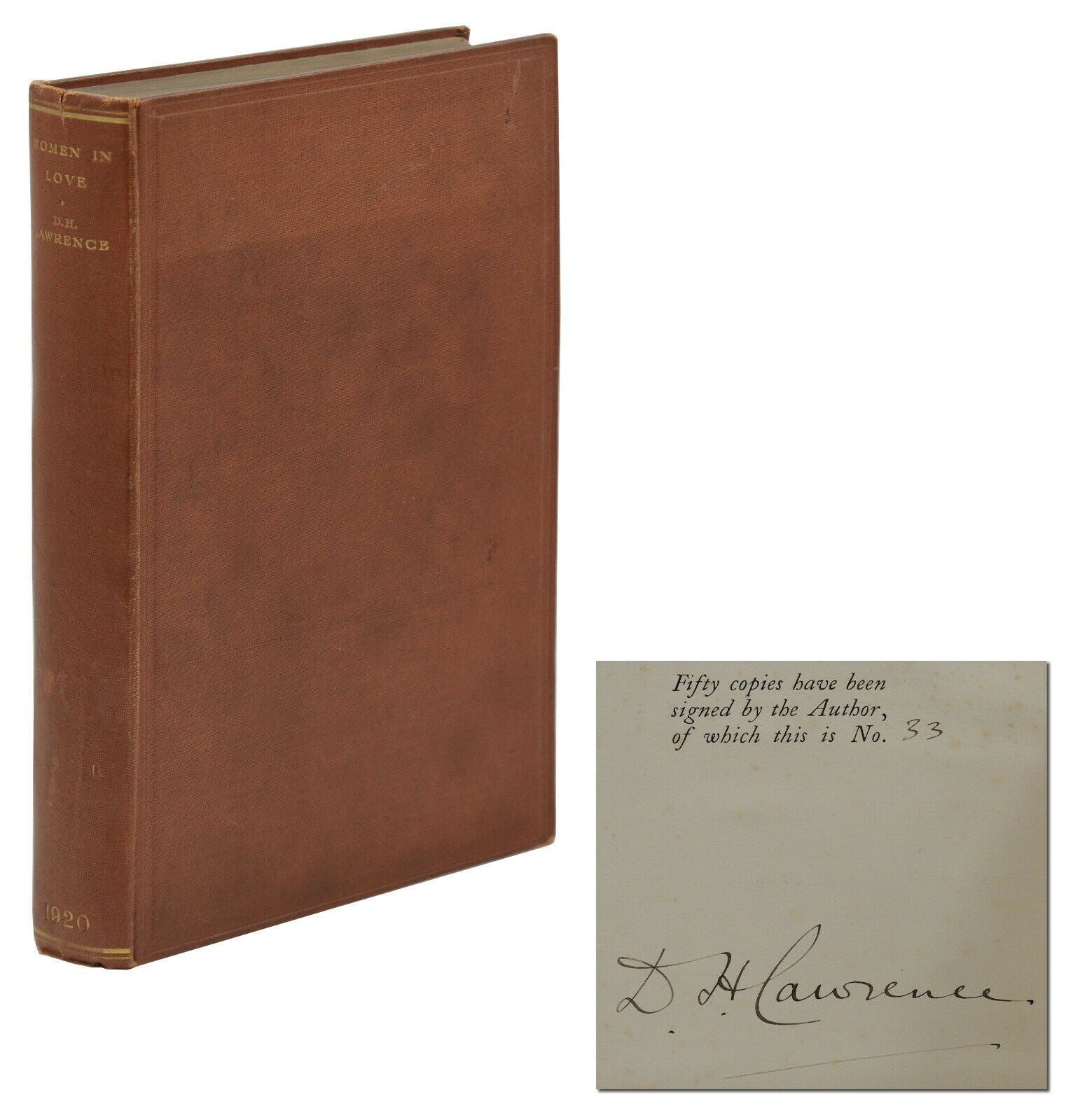 Women in Love | D. H. Lawrence | First Edition, British Issue