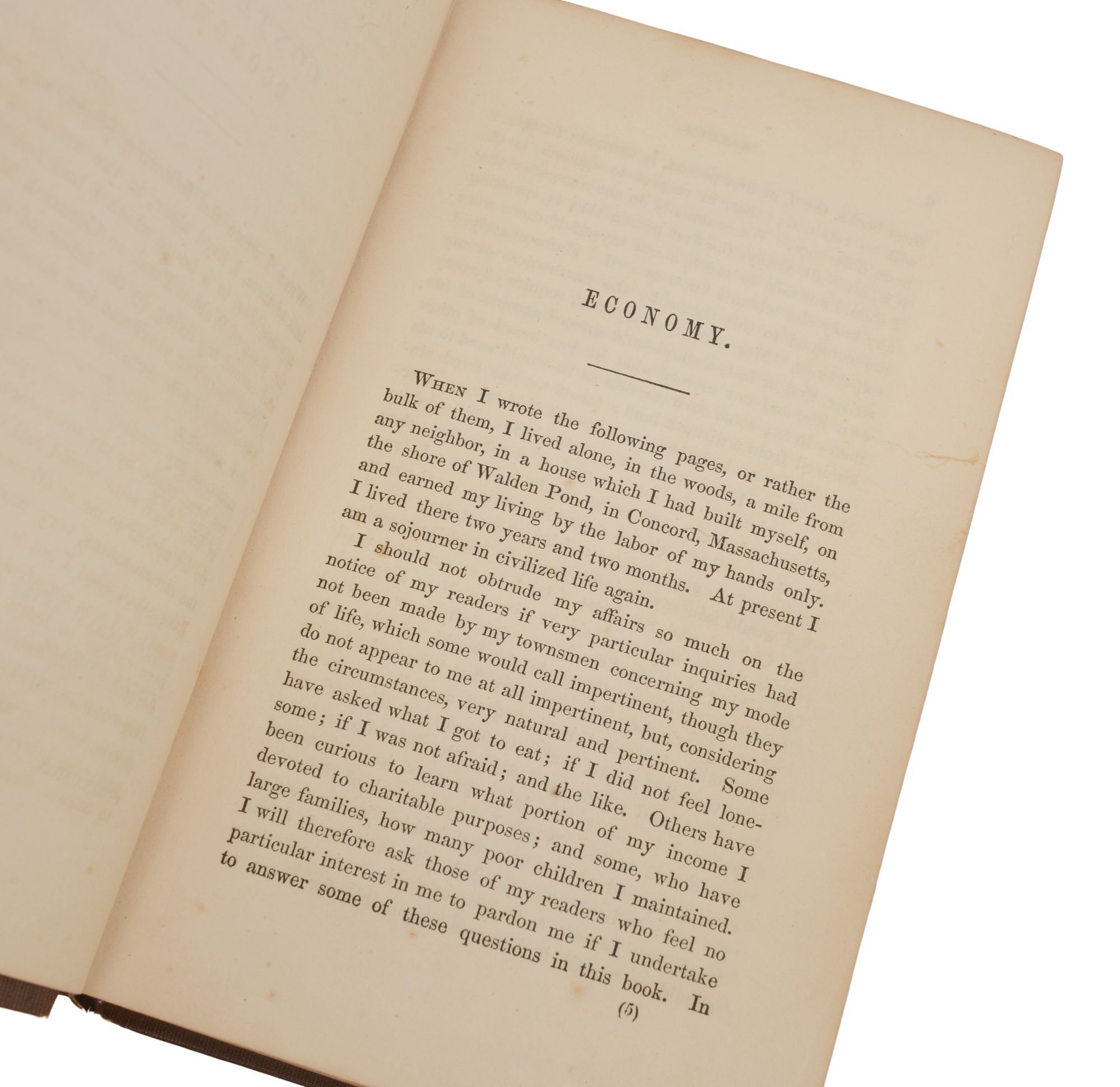 Walden; or, Life in the Woods | Henry David Thoreau | First Edition